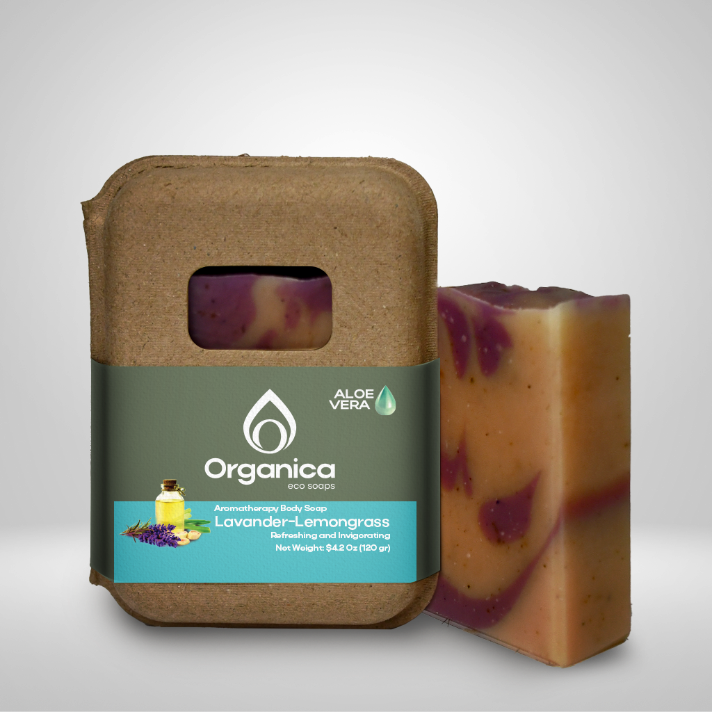 Lavender Lemongrass Soap | Organica Eco Soaps